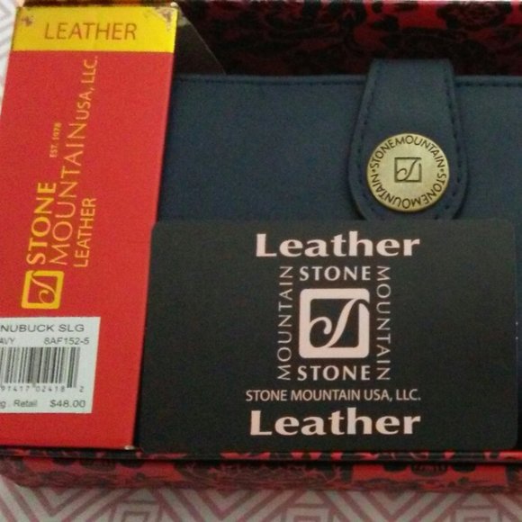 Stone Mountain Accessories | Bags | Leather Stone Mountain Wallet ...